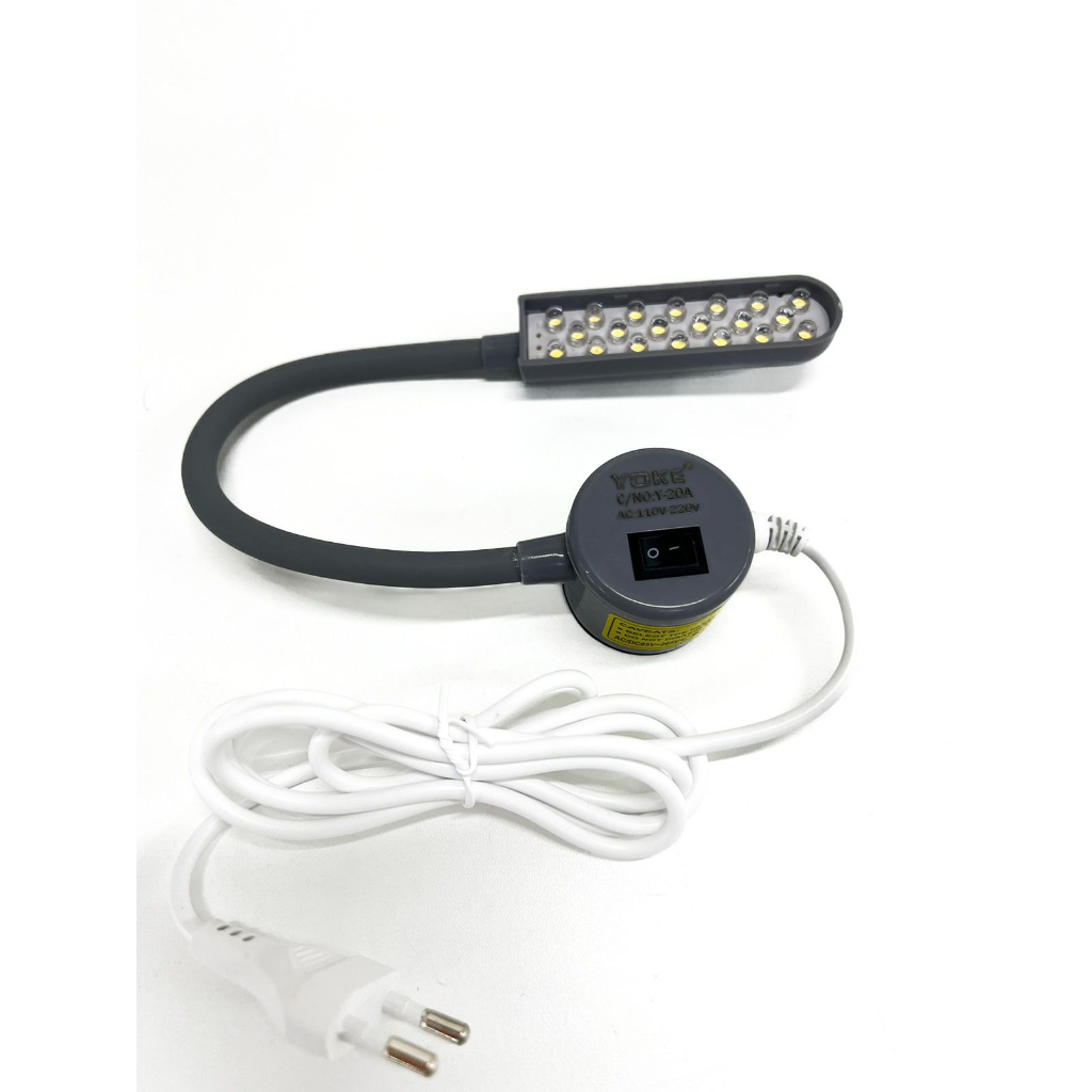 Luminaria Led com 20 Leds haste flexivel e fixacao por ima para ...