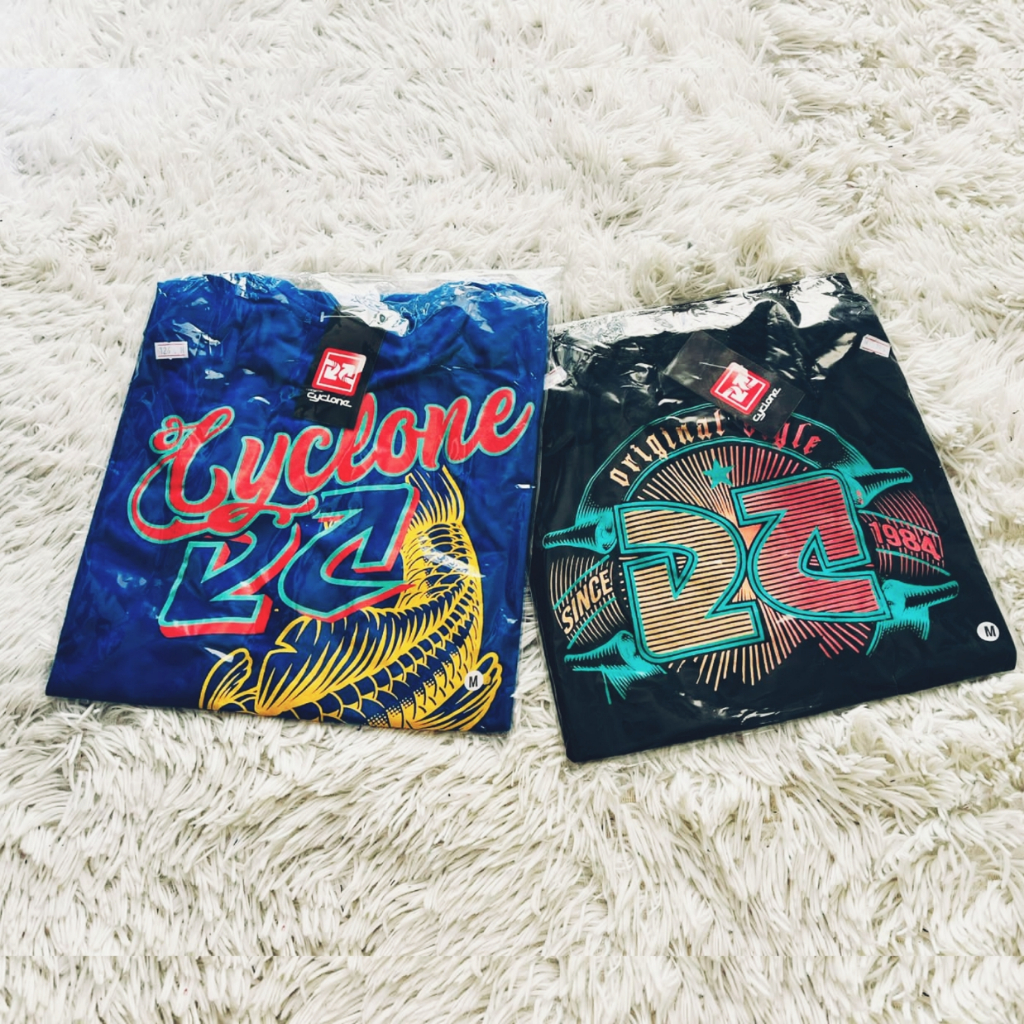 Kit 2 Camisetas Da Cyclone Tradicional | Shopee Brasil