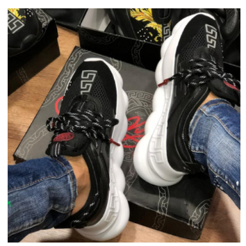 Tenis Versace & 2 Chainz Plataforma Sneakers at Milan Fashion Week ...