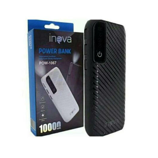 Power Bank 10000mAh 3 Portas Usb com Display LCD INOVA POW-1067 ...
