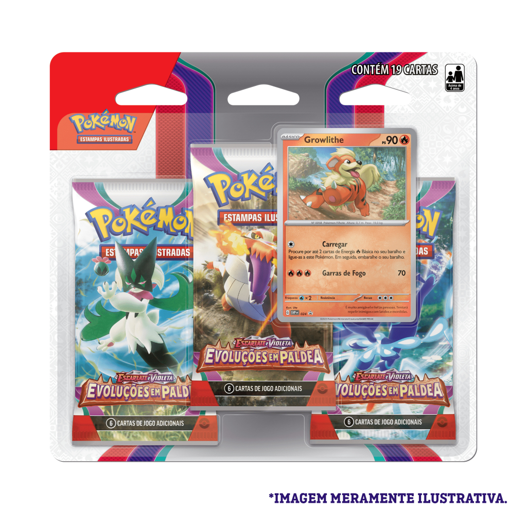Pokémon - Triple Pack Escarlate e Violeta 2 Evoluções em Paldea ...