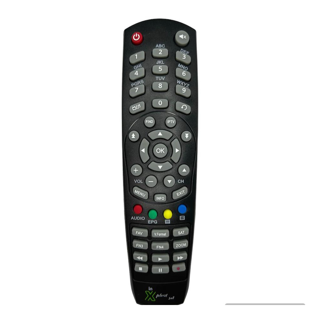 Controle Remoto Para Receptor In X Plus Sat / XPlus Sat - 7502 ...