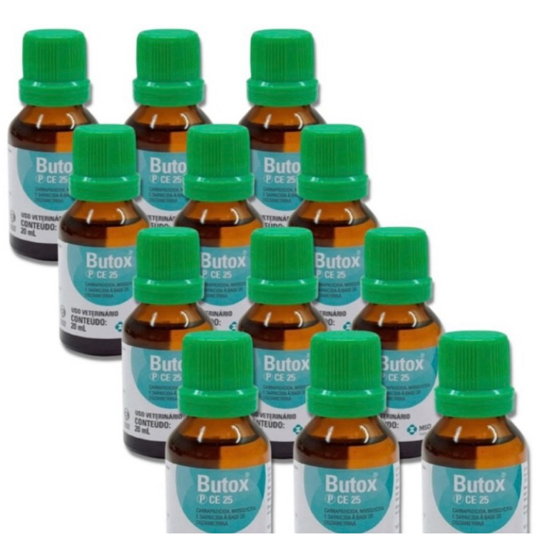 Butox 20ml c/ 12 unid | Shopee Brasil