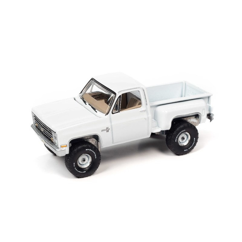Miniatura Chevy Silverado K10 Stepside Red Carrinho 1/64 Auto World ...