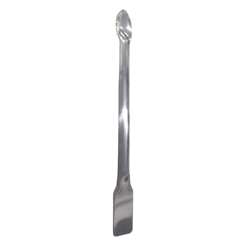 Espátula De Aço Inox - Colher para Laboratório 15 ou 23 cm | Shopee Brasil