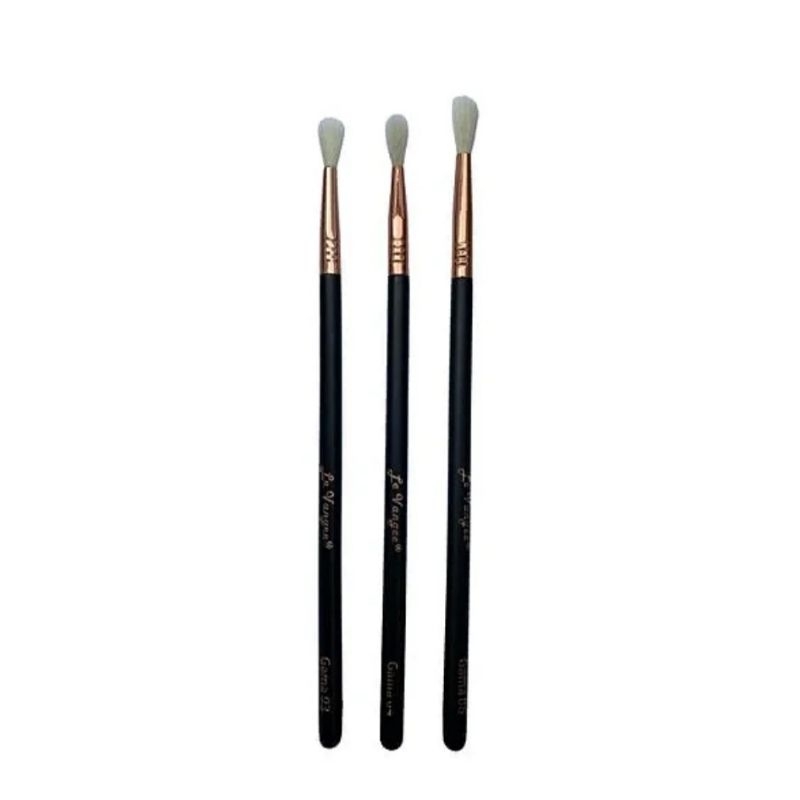Kit com 3 Pincéis de Esfumar Gama - Le Vangee | Shopee Brasil