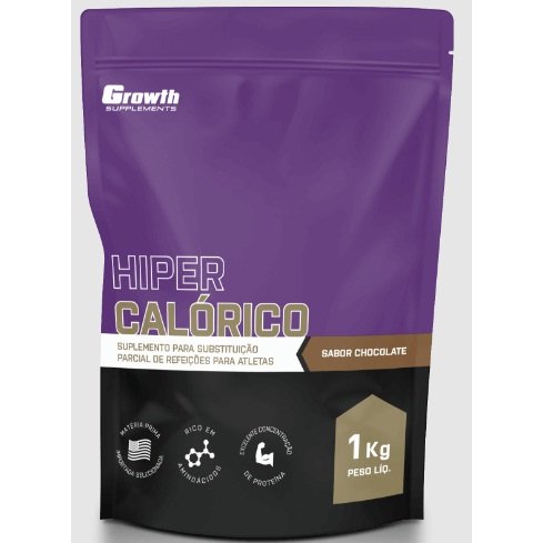 HIPERCALÓRICO (SABOR CHOCOLATE) (1KG) - GROWTH SUPPLEMENTS | Shopee Brasil