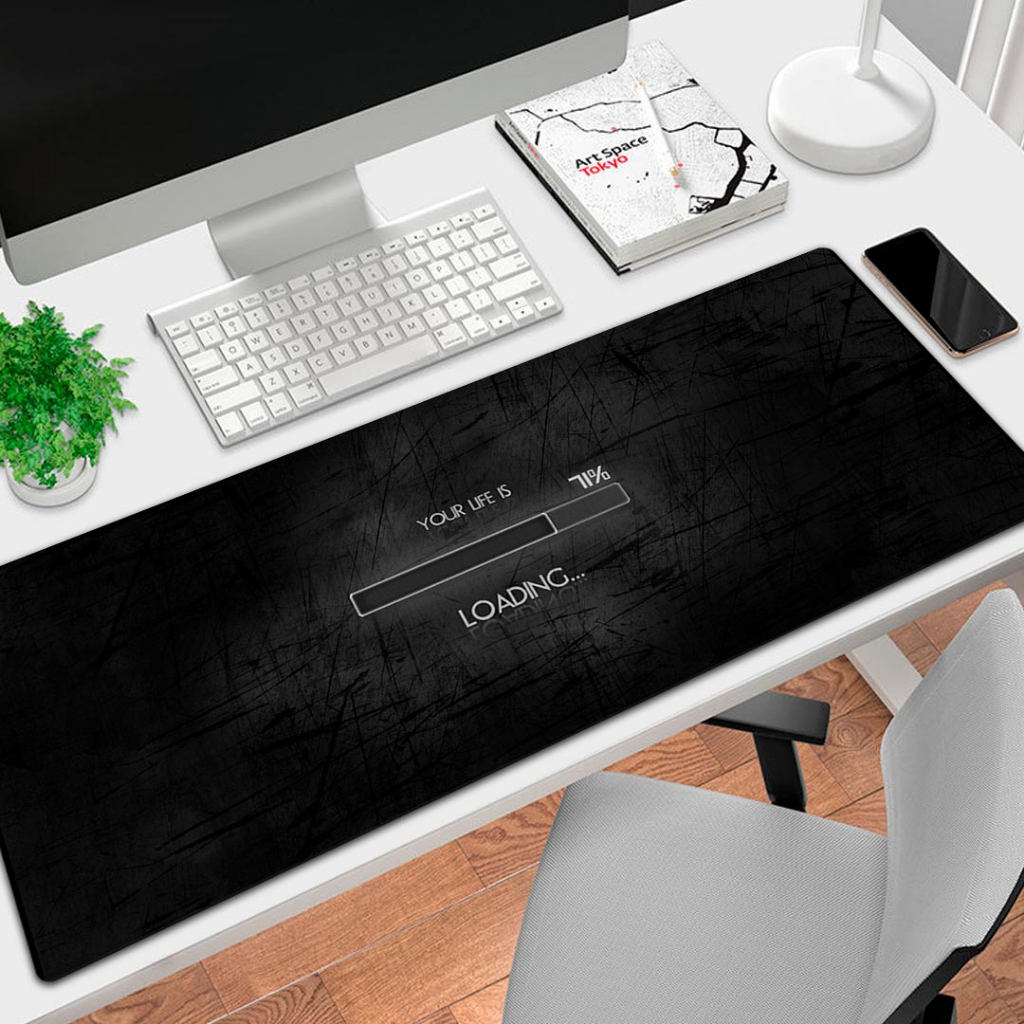 Mousepad Gamer Escritório vários tamanhos - YOUR LIFE IS LOADING ...