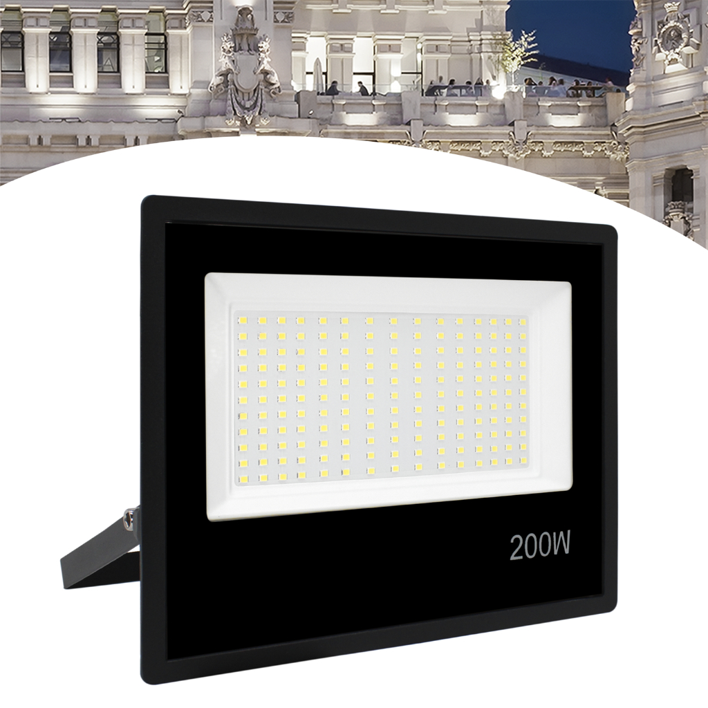 Refletor Holofote Led 200w Bivolt Forte Luz Branco Frio Ip66 | Shopee Brasil