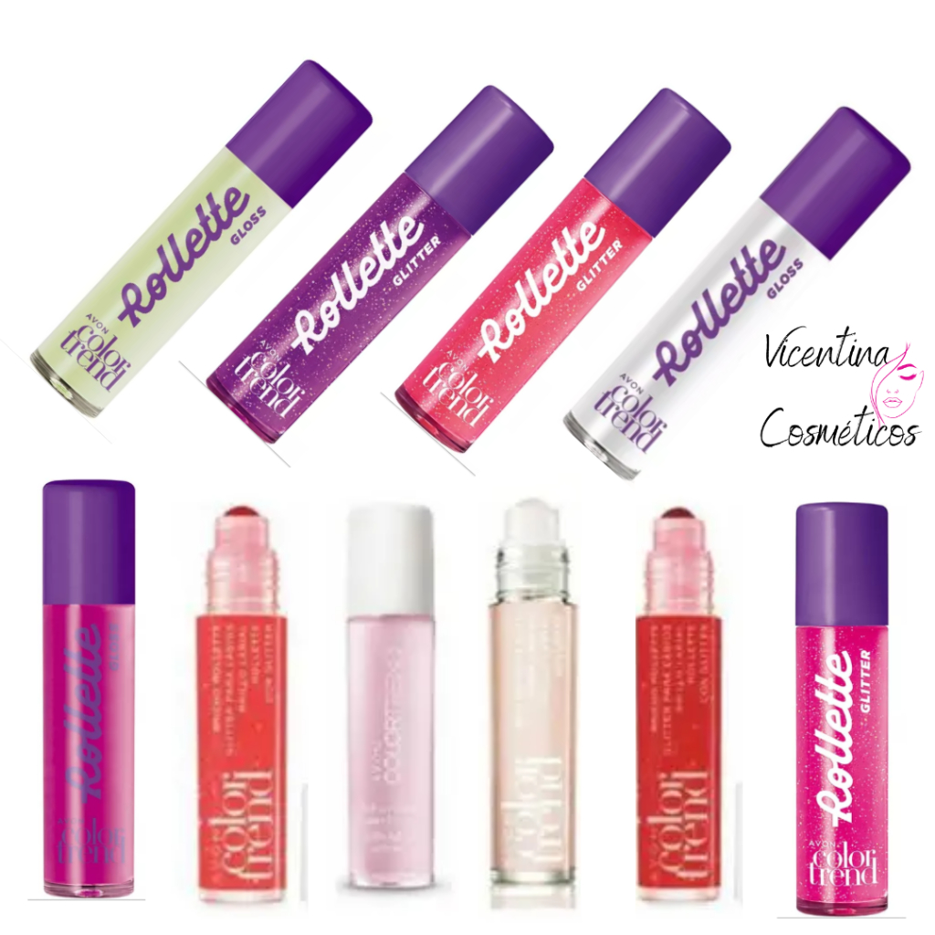Brilho Rollette Gloss para Lábios Color Trend Avon | Shopee Brasil