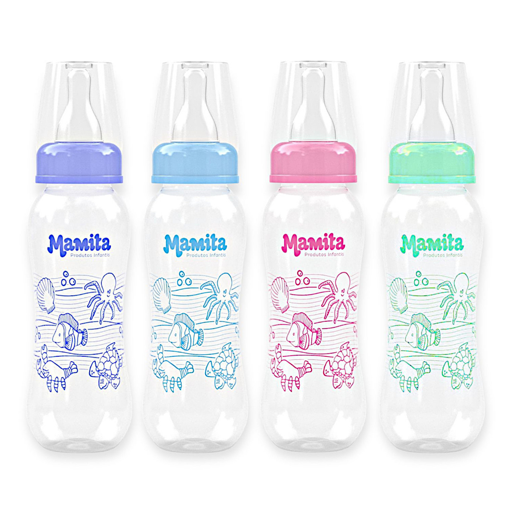 PAC C/12 Mamadeiras 240ML Decorada Menino Menina - Mamadeira 240ML ...