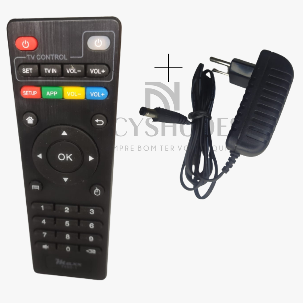 controle tv box controle de tv box 4k 5.1V 2.3A fonte para tv box mxq ...
