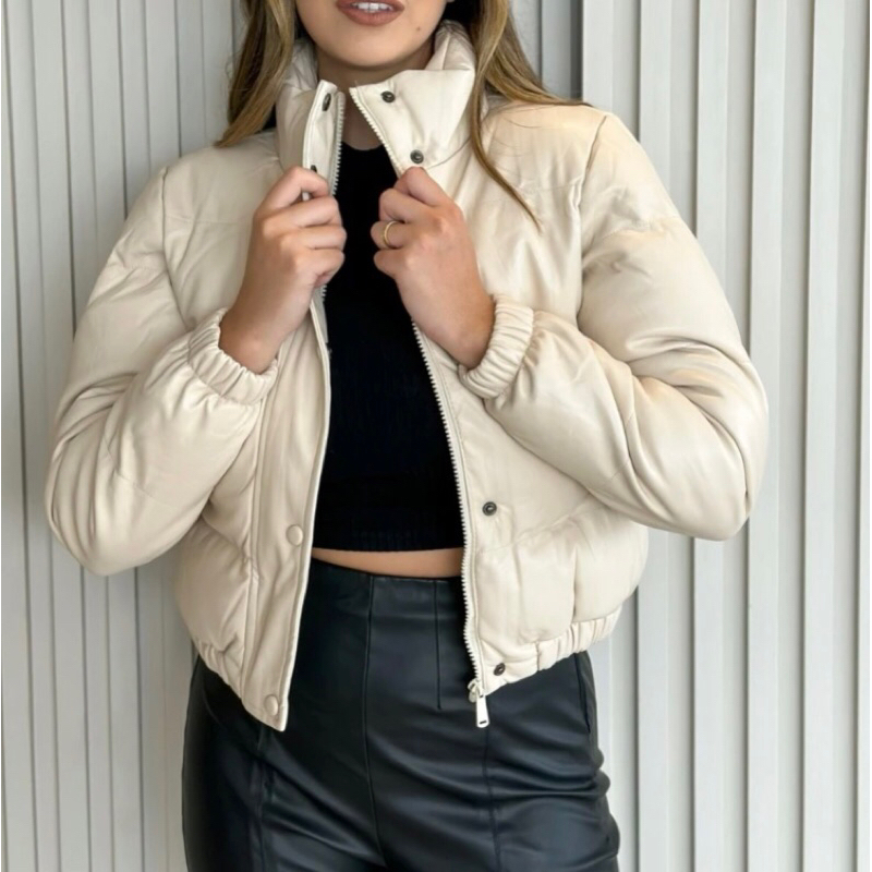 jaqueta puffer jaqueta feminina jaqueta puff | Shopee Brasil