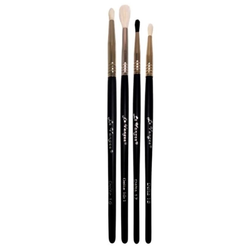 Kit com 4 Pincéis de Esfumar Delta - Le Vangee | Shopee Brasil