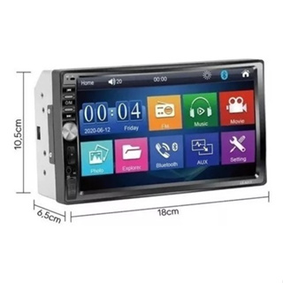 Aparelho Central Multimídia Bluetooth Mp5 2 Din 7 Polegadas | Shopee Brasil