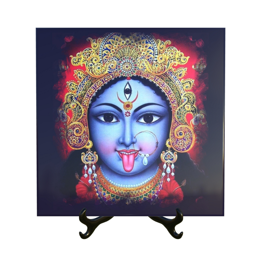 Quadro Azulejo Deusa Indiana Kali modelo 2 vários tamanhos decoração ...