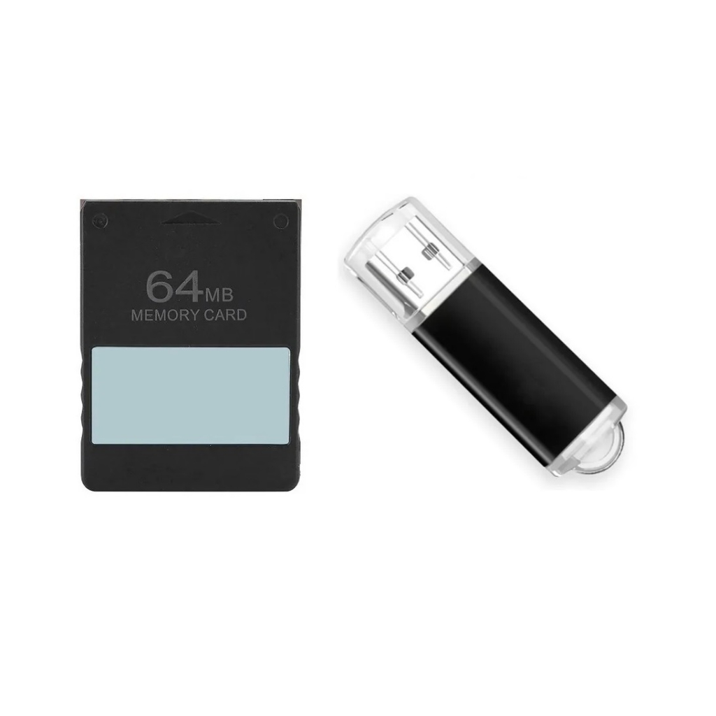 Kit PS2 OPL Memory Card para PS2 + PenDrive 64GB | Shopee Brasil