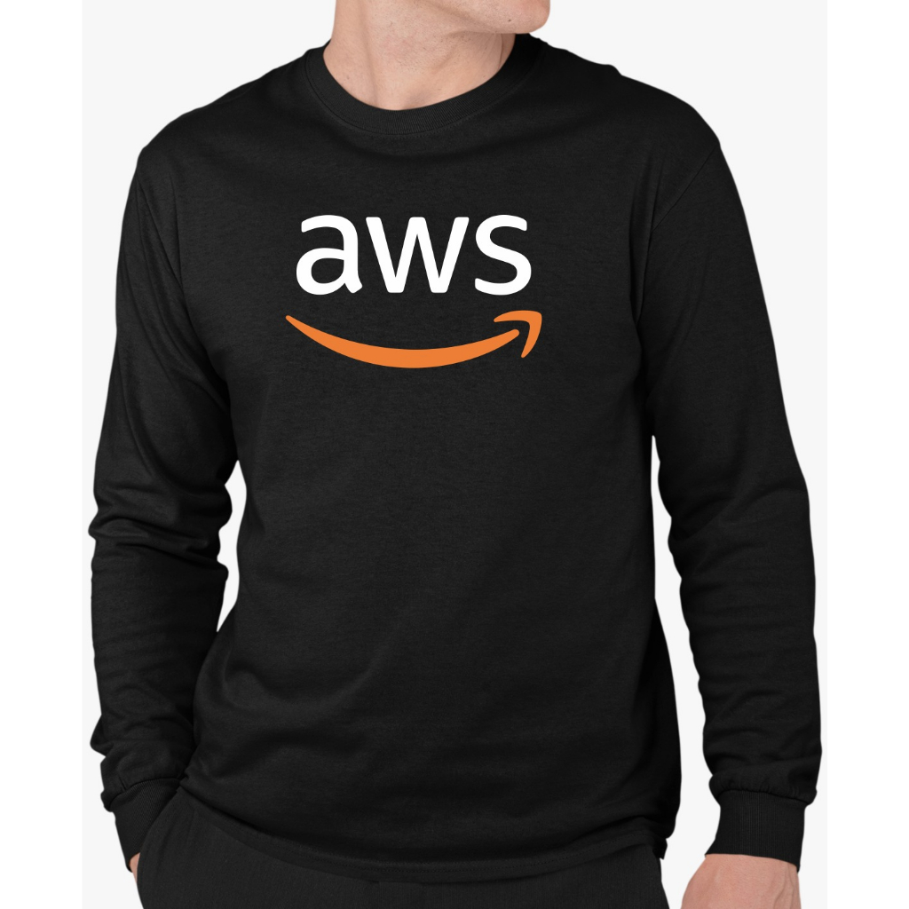 Camiseta Aws Nuvem Cloud Sistema Informática Ti Manga Longa | Shopee Brasil