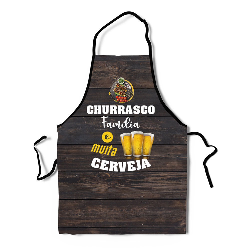 Avental Personalizado Cozinha Churrasqueiro Barbeiro Barman Oxford ...