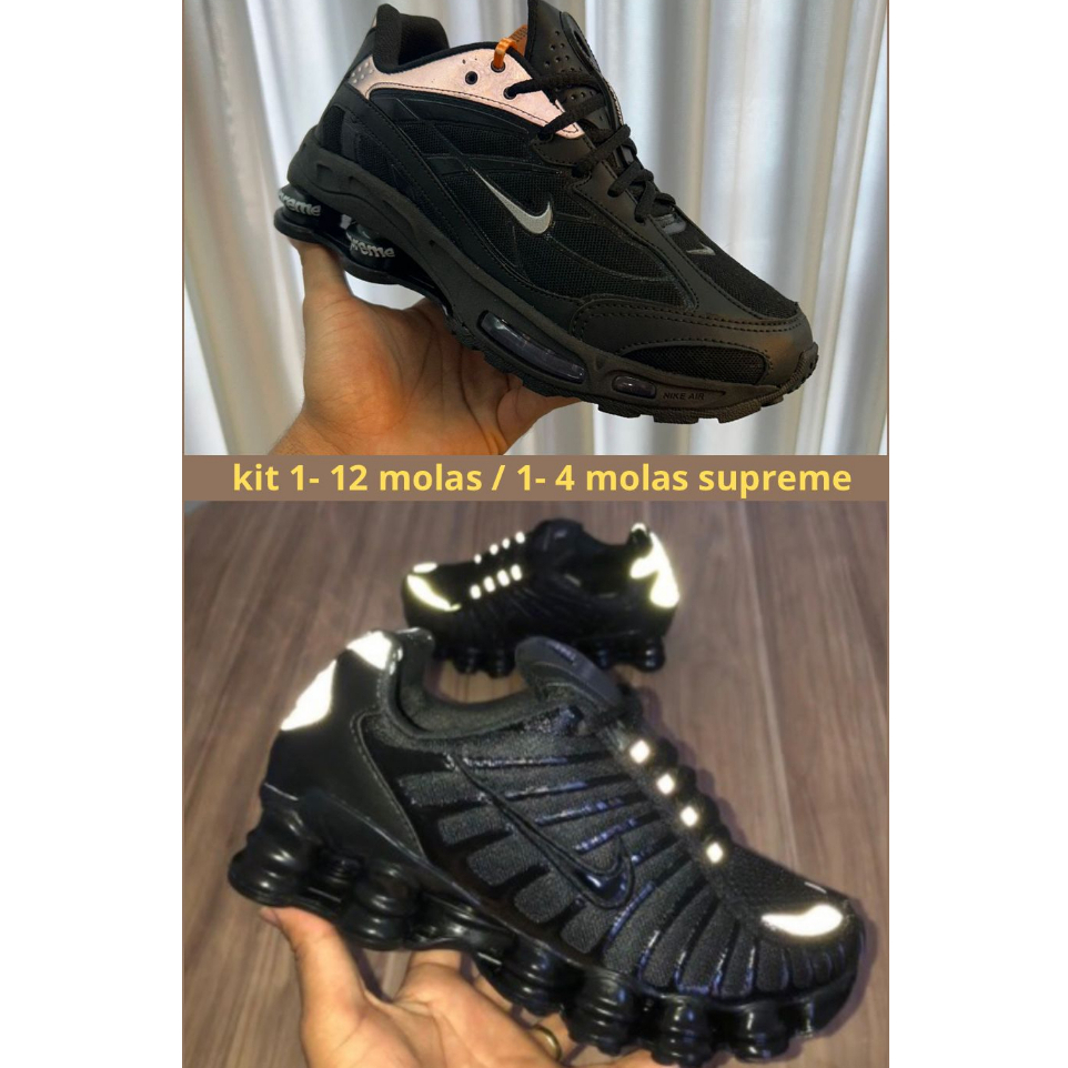 kit 2 tenis refletivo 12 molas R4 4 MOLA esportivo SUPREME | Shopee Brasil