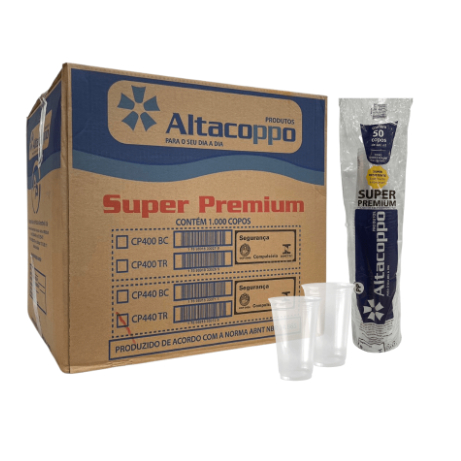 Copo Descartável 440ml Altacoppo - Pct. c/ 50 UND | Shopee Brasil