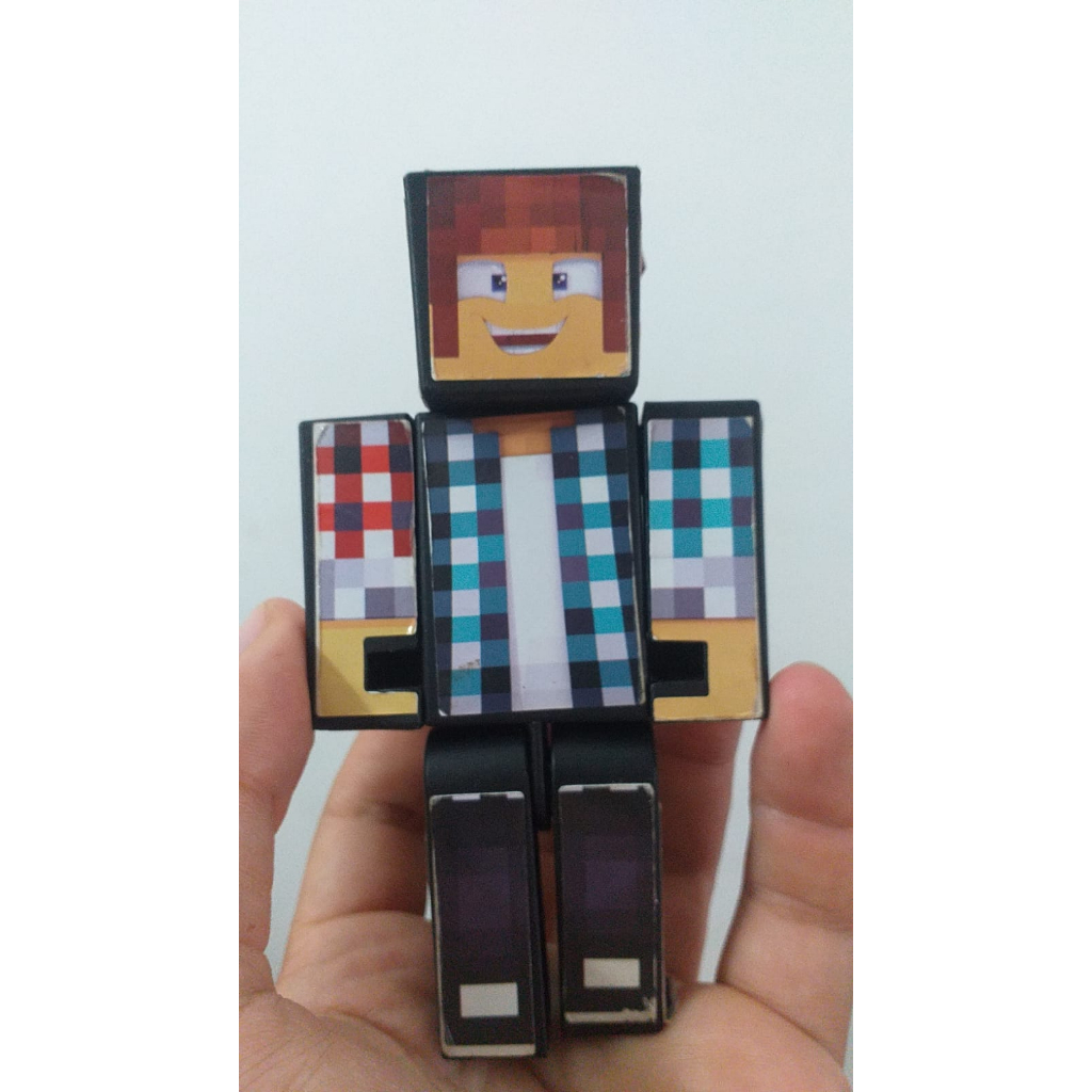 Boneco jogo minecraft | Shopee Brasil