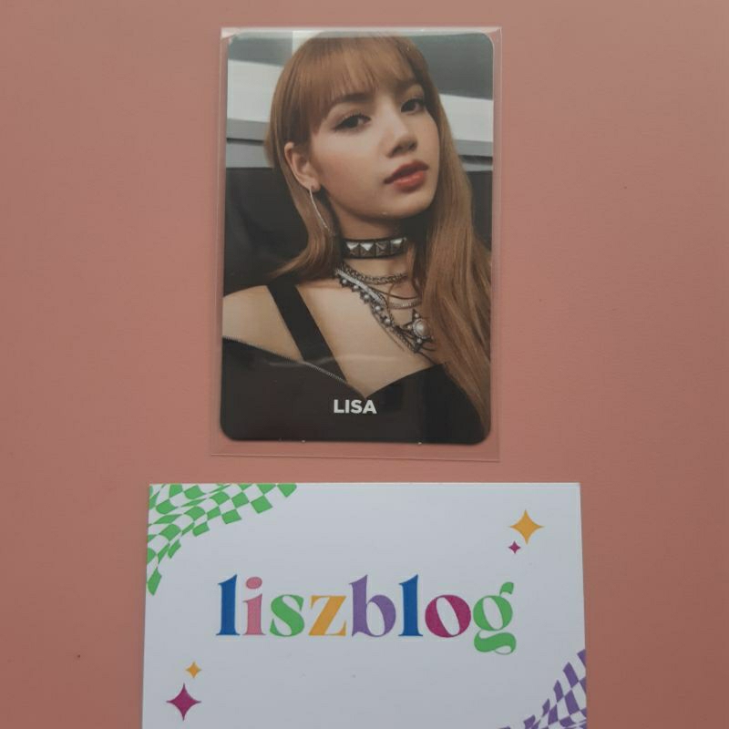 photocards jennie e lisa blackpink - photocard square up (ver. black ...