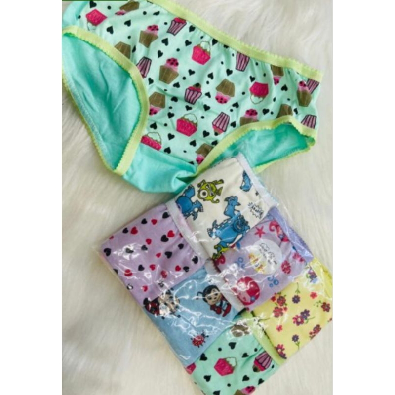 PACOTE CALCINHA INFANTIL KIT C/6 PEÇAS | Shopee Brasil