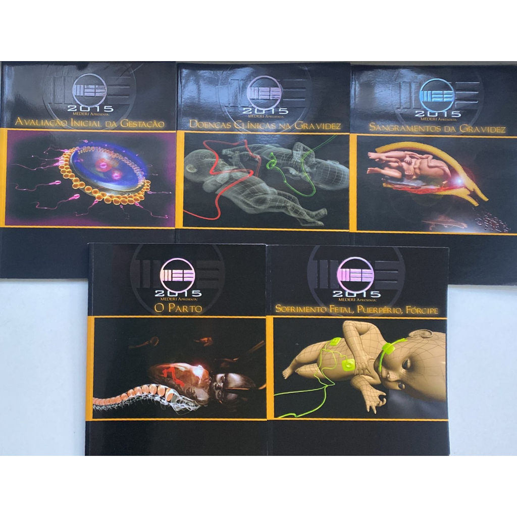 Coleção Medcurso Obstetricia 5 Volumes - Mederi Medgrupo | Shopee Brasil