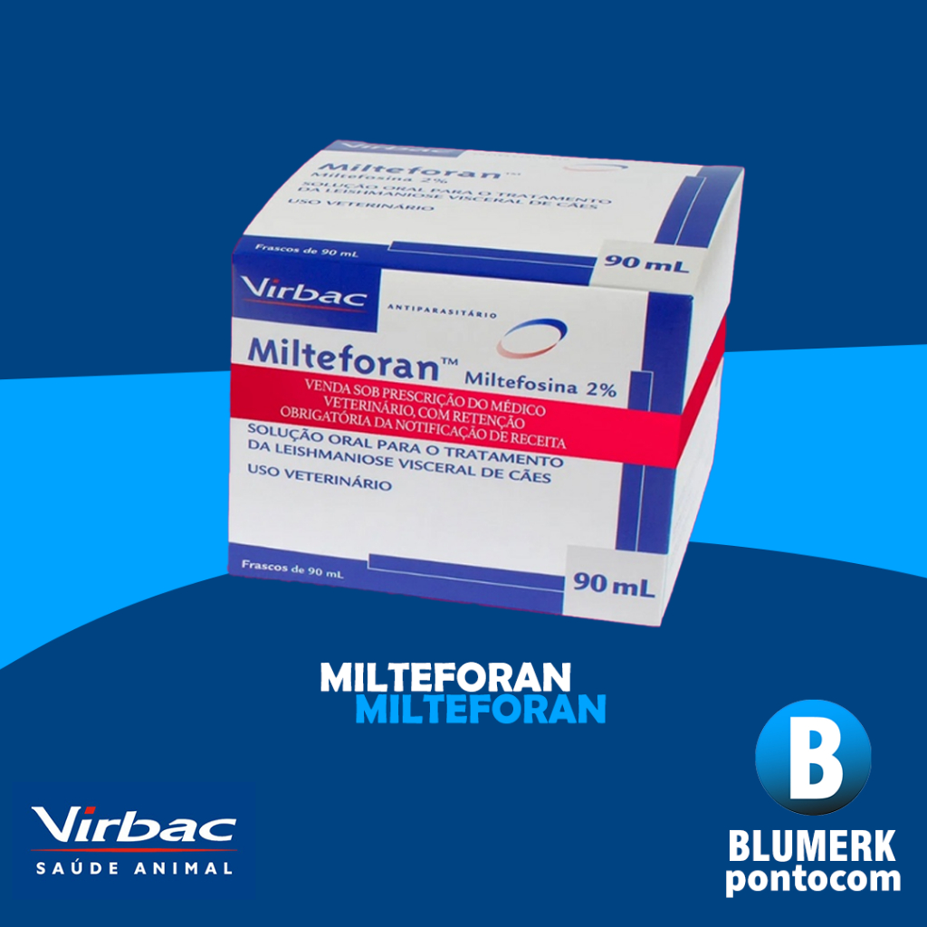 Milteforan 90ml Tratamento Leishmaniose Virbac | Shopee Brasil