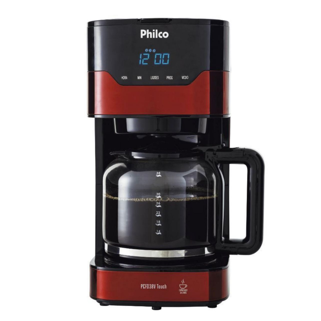 Cafeteira PCFD38 Touch Inox Red - 220v | Shopee Brasil
