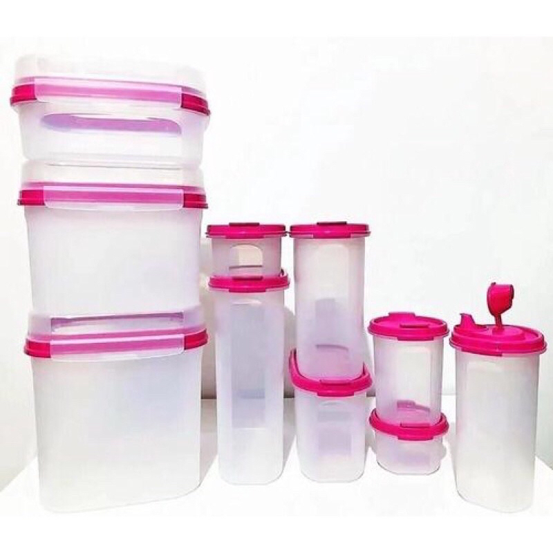 Kit Modular Tupperware Rosa | Shopee Brasil