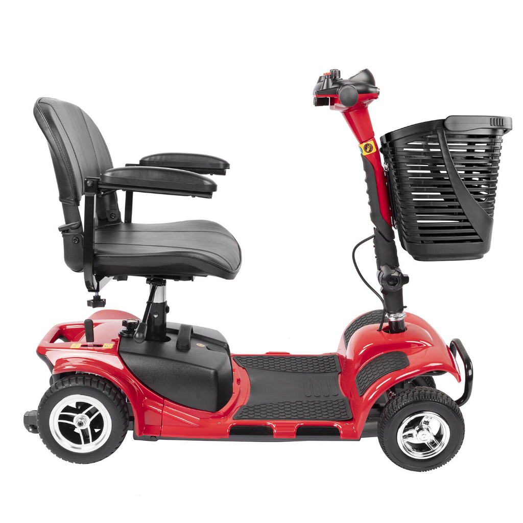 4 Wheels Mobility Scooter Power Wheel Chairs Electric Travel Device ...