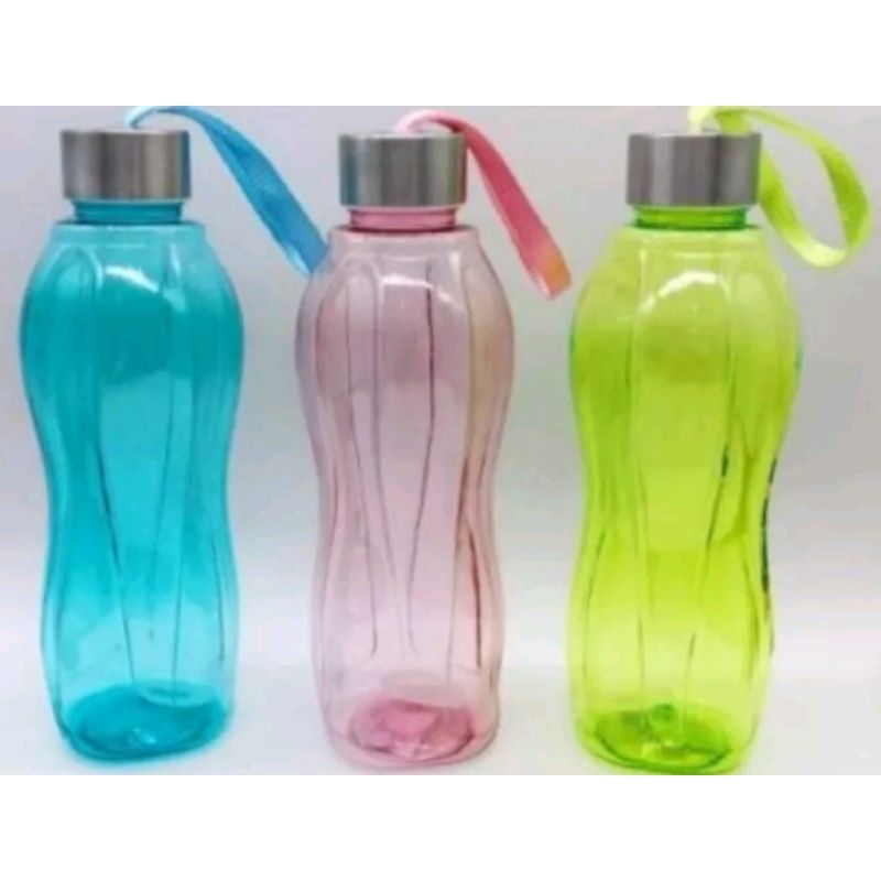 Garrafa / Squeeze De Plastico Pet Com Tampa De Inox + Alca Colors 630ml | Shopee Brasil