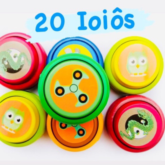 kit 20 Ioiôs Brinquedo infantil Diversas cores e modelos para ...