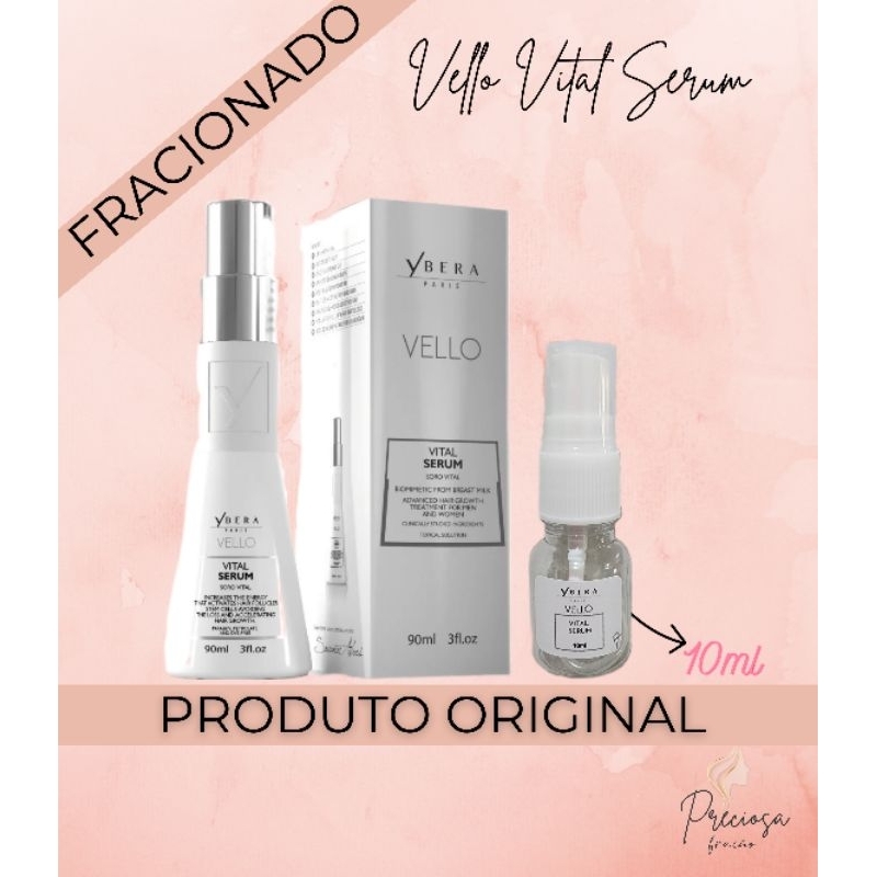 Tônico Soro Vital Vello - 10ml | Shopee Brasil