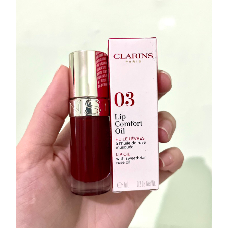 Gloss Lip Comfort Oil Clarins Cor 03 Cherry 7ml | Shopee Brasil