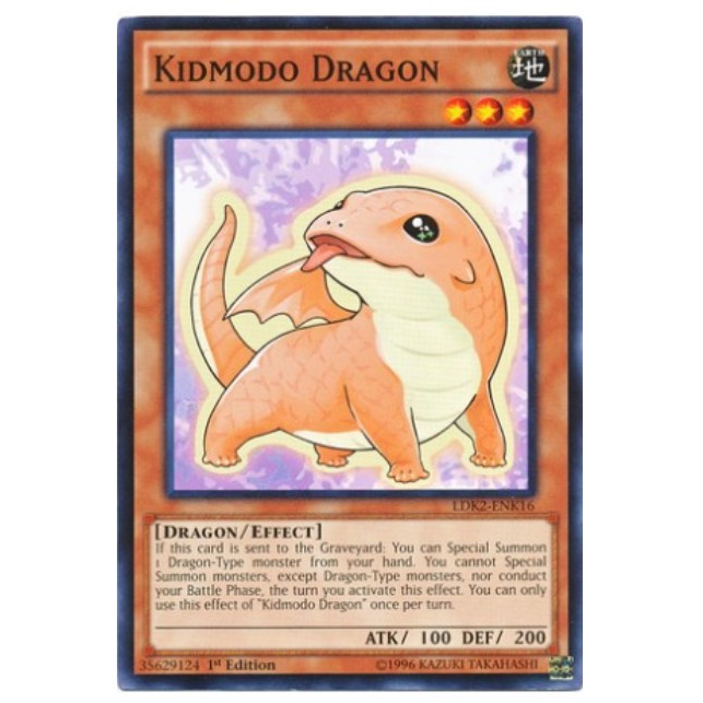 Carta de Yugioh: Dragão de Kidmodo LDK2-PTK16 Comum 1º Ed. | Shopee Brasil