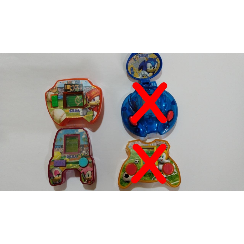 Brinquedo McDonald's Mini game sonic 2004 | Shopee Brasil