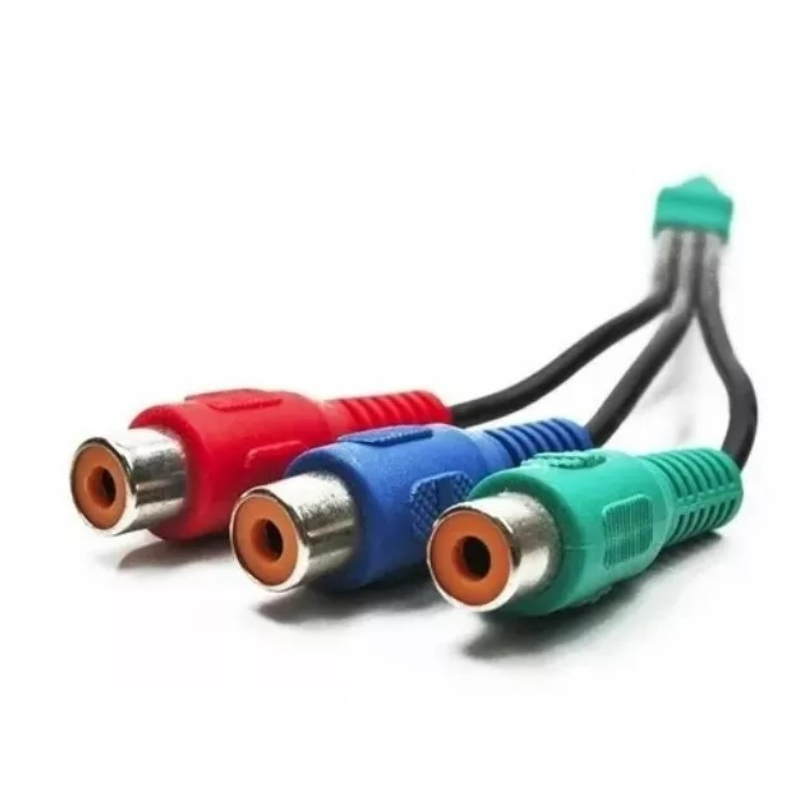 Cabo Adaptador Av P3 Vídeo Componente Rca | Shopee Brasil