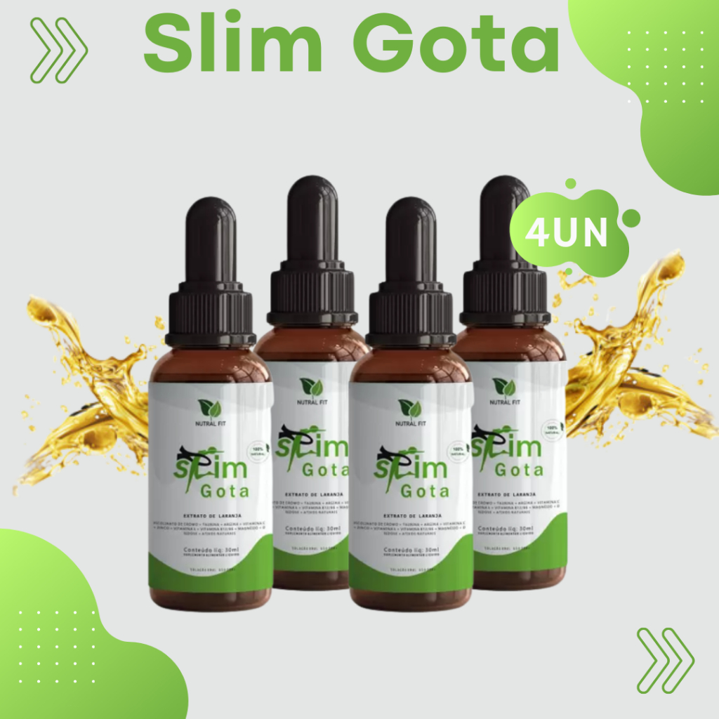4 Slim Gota original 30ML super mega promoção | Shopee Brasil