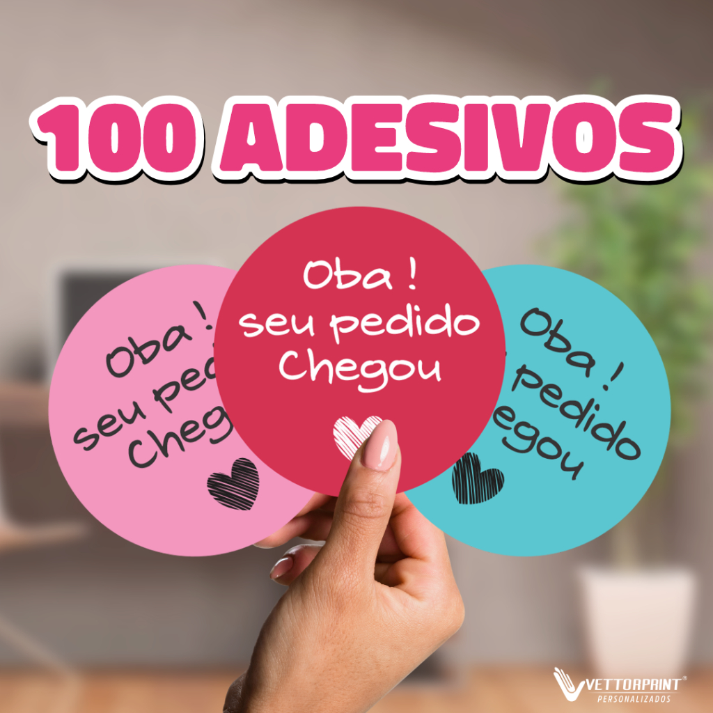100 Adesivos Oba! - 4x4cm | Shopee Brasil