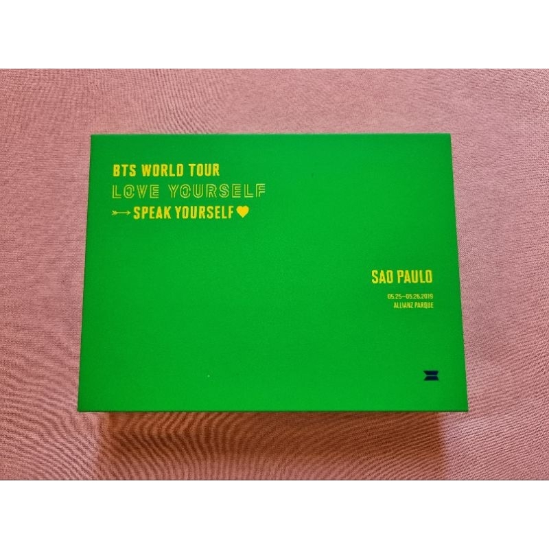 DVD BTS Tour Love Yourself Speak Yourself São Paulo | Shopee Brasil