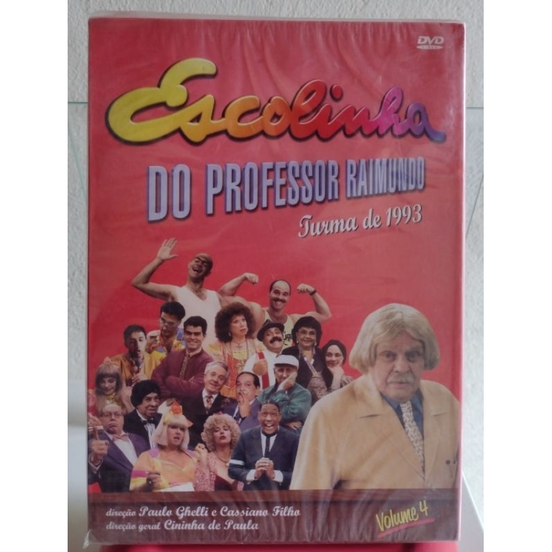 DVD Box ESCOLINHA DO PROF RAIMUNDO Volume 4 Turma de 1993 1 Disco ...