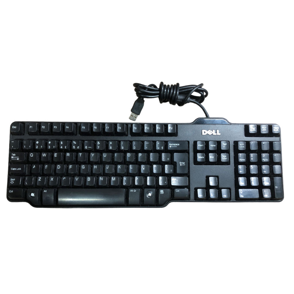 Teclado USB Dell SK8115 RT7D50 Preto Computador PC | Shopee Brasil