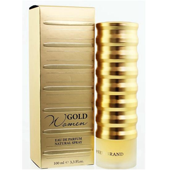 Perfume New Brand Gold Women Eau de Parfum Feminino 100ML | Shopee Brasil