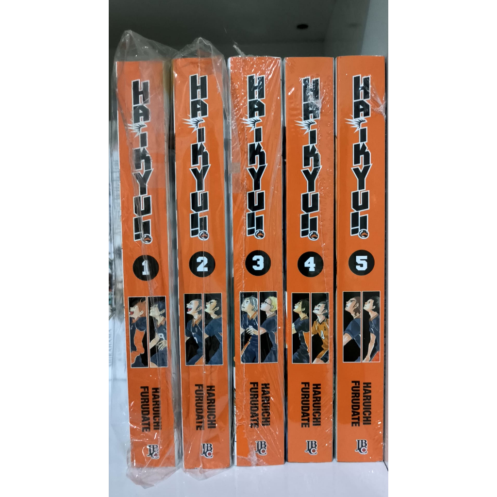 Mangá "Haikyuu!!" Volumes 1 ao 5 Panini | Shopee Brasil