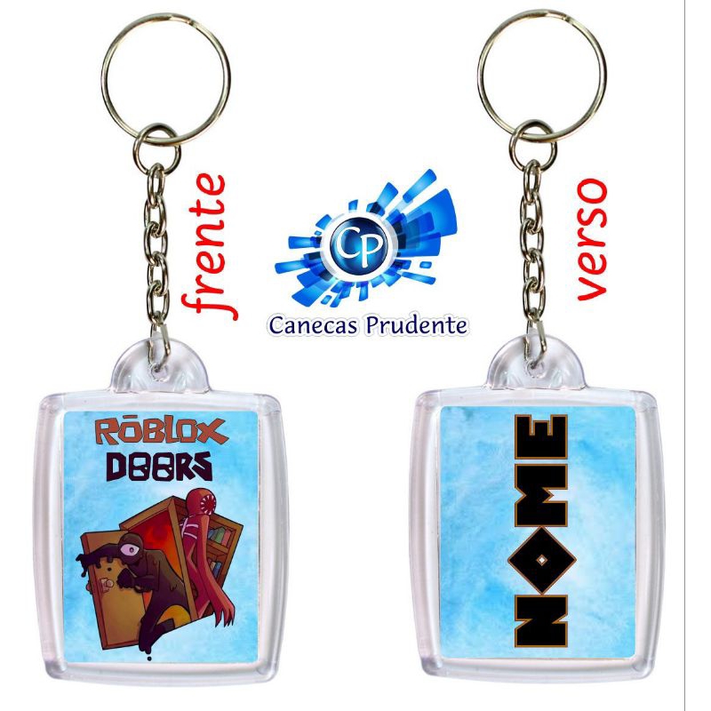 Chaveiro acrílico 3x4cm Roblox com SEU NOME personalizado | Shopee Brasil