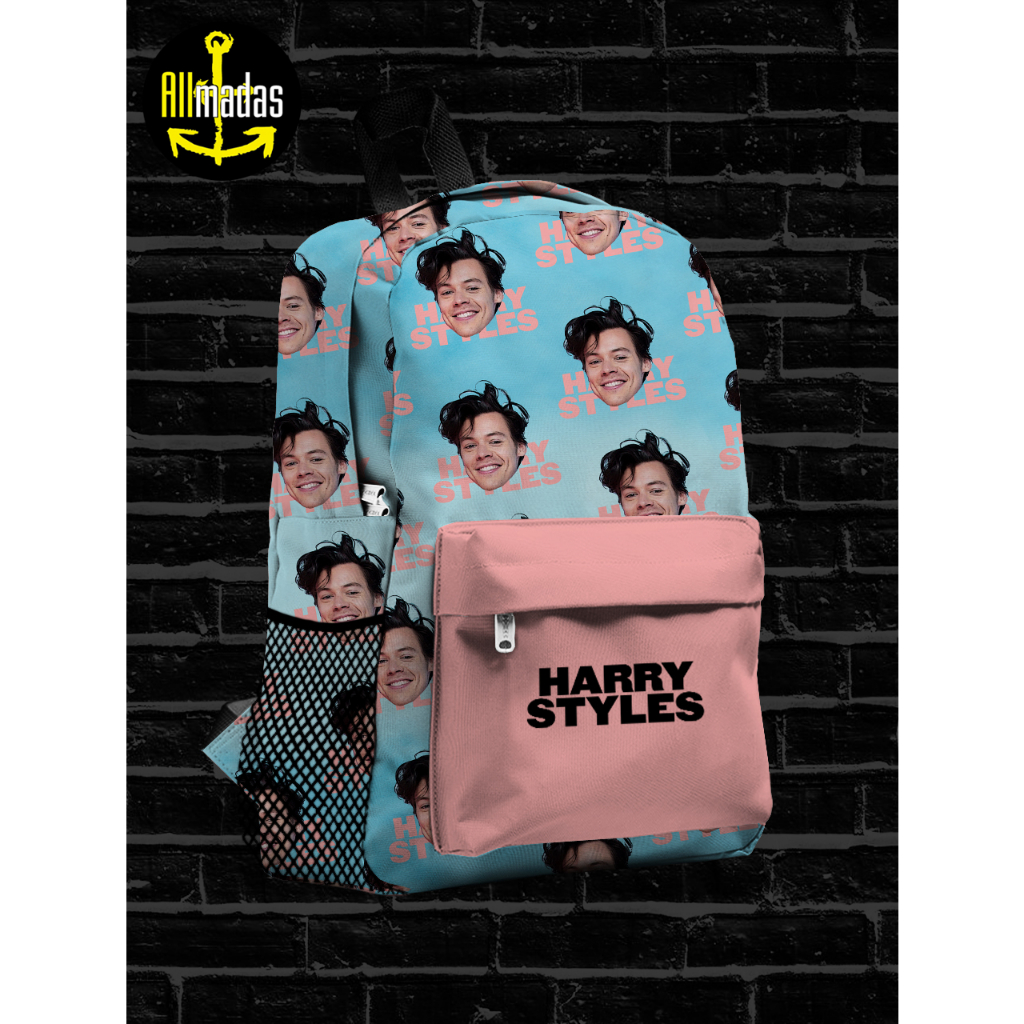 Mochila Harry styles fine line album rostinho | Shopee Brasil