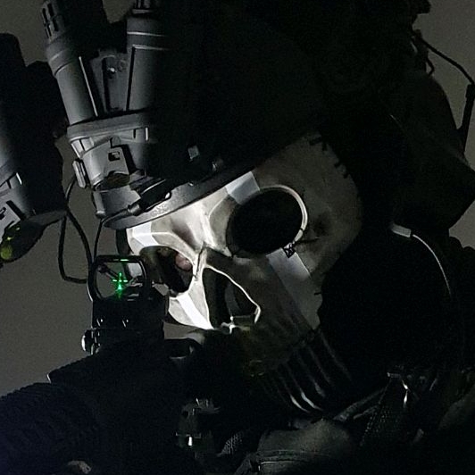 Máscara Ghost Simon Riley Call of Duty Modern Warfare Cosplay ...